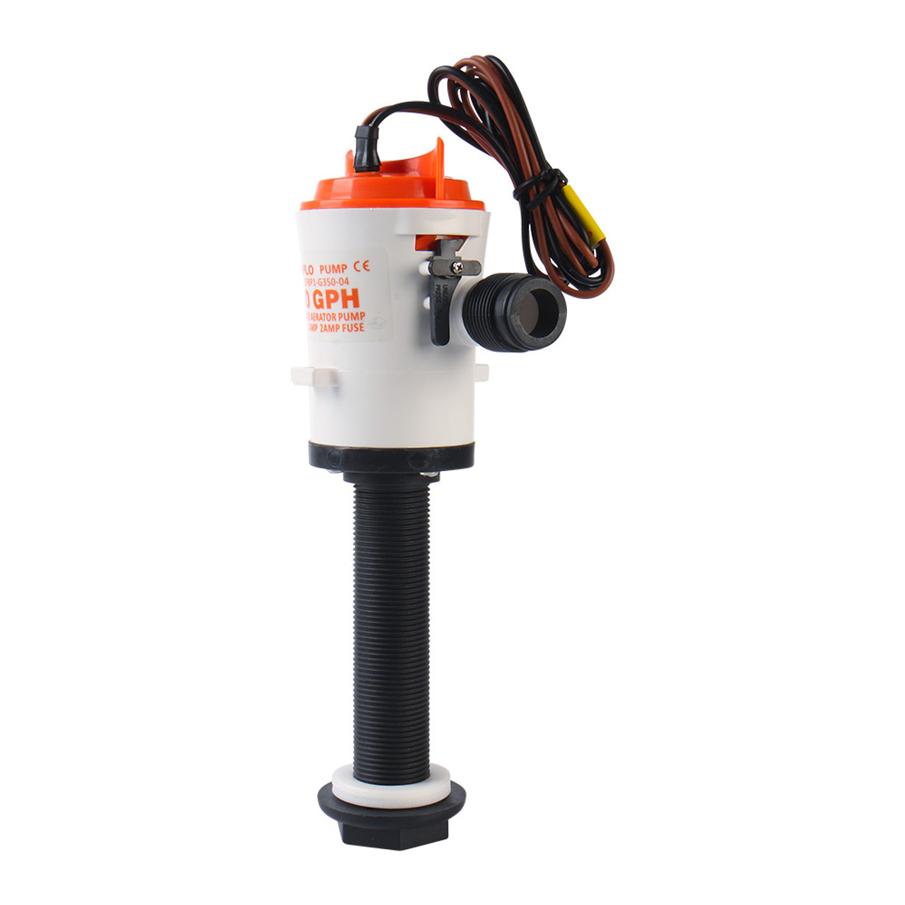 SEAFLO 04-Series 12V 350 GPH Straight Livewell/Baitwell Aerator Bilge ...